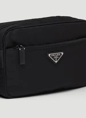 Prada Re-nylon And Saffiano Leather Shoulder Bag