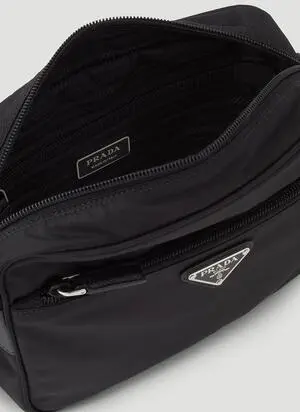 Prada Re-nylon And Saffiano Leather Shoulder Bag