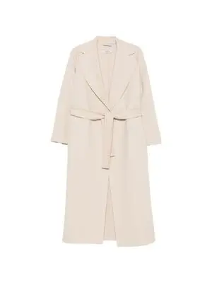 Max Mara Wool Long Coat - Multicolor