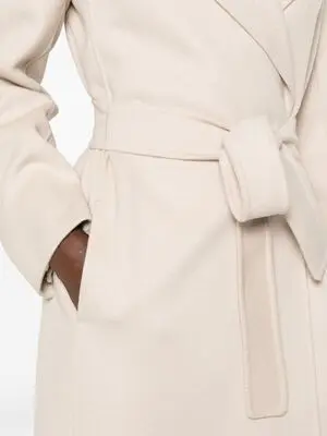 Max Mara Wool Long Coat - Multicolor