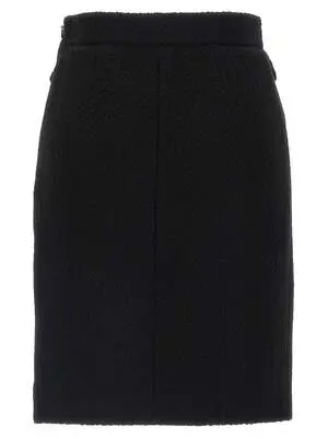 Chloé Bouclé Wool Skirt