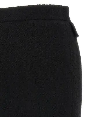 Chloé Bouclé Wool Midi Skirt