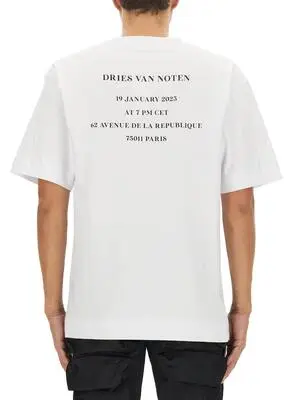 Dries Van Noten Logo Print T-shirt