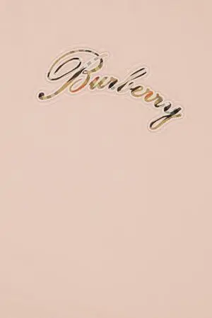 Burberry Logo Appliqué T-shirt