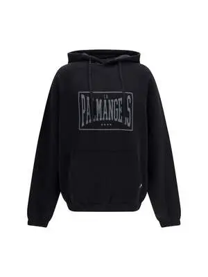 Palm Angels Vintage Box Logo Hoodie - Black