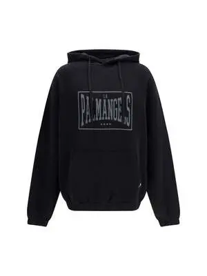 Palm Angels Vintage Box Logo Hoodie - Black