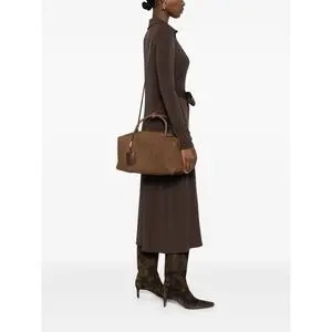 Max Mara Suede Tote Bag - Brown
