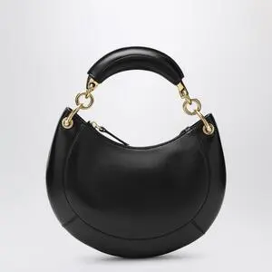Chloé Black Leather Marcie Shoulder Bag