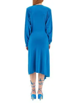 Attico Atwell Midi Dress - Blue