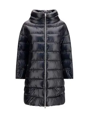 Herno Midi Down Jacket - Black