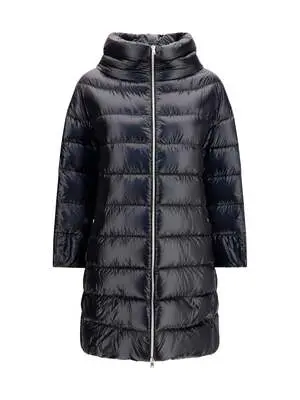 Herno Midi Down Jacket - Black
