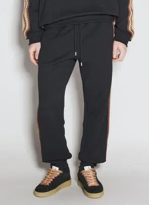 LANVIN Side Curb Track Pants - Black