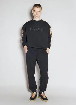 LANVIN Side Curb Track Pants