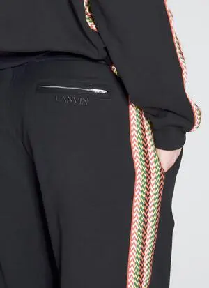 LANVIN Side Curb Track Pants