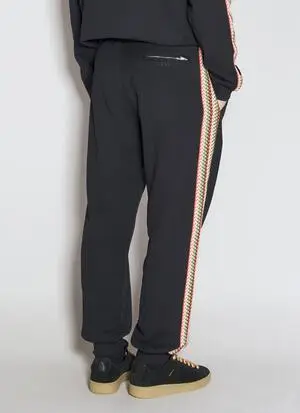 LANVIN Side Curb Track Pants - Black
