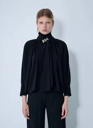 Max Mara Silk Blouse - Black