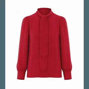 Gucci Tie Detailed Blouses