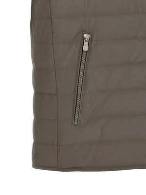 Brunello Cucinelli Quilted Technical Microfiber Vest - Green