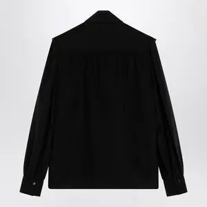 Chloé Silk Blouse With Lavalliã¨re - Black