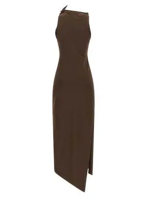 Coperni Asymmetrical Midi Dress