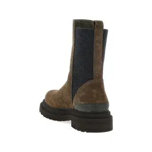 Brunello Cucinelli Suede Chelsea Boots - Brown