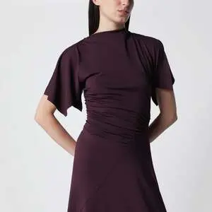 Victoria Beckham Draped Midi Dress