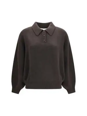LISA YANG Etta Cashmere Sweater - Brown