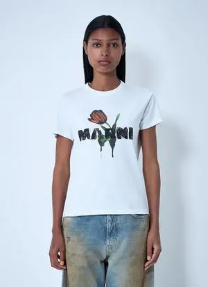 Marni Logo Motif T-shirt