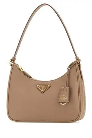 Prada Leather Re-edition 2005 Shoulder Bag - Brown