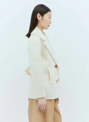Max Mara Wool And Cashmere Pea Coat