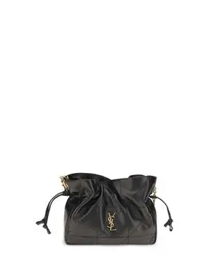 Saint Laurent Jamie Pouch With Strap - Black
