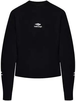 Balenciaga Wool Knitted Ski Crewneck