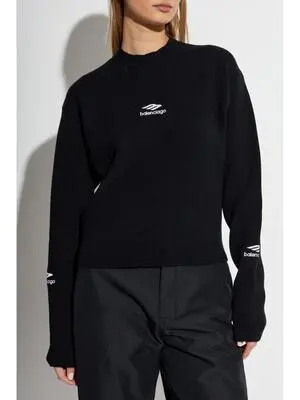 Balenciaga Wool Knitted Ski Crewneck