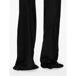 Rick Owens Panelled Satin Palazzo Pants - Black
