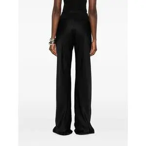Rick Owens Panelled Satin Palazzo Pants - Black