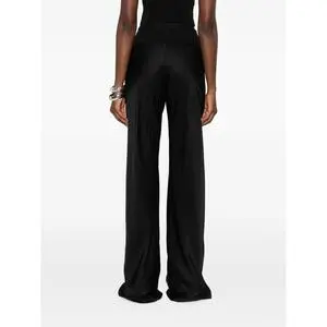 Rick Owens Panelled Satin Palazzo Pants - Black