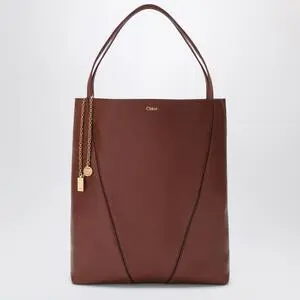 Chloé Large Spin Tote Bag - Brown