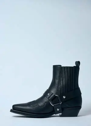 GANNI Low-cut Western Chelsea Boots
