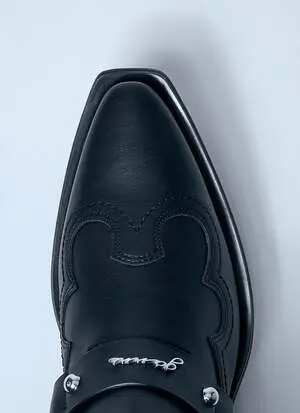 GANNI Low-cut Western Chelsea Boots