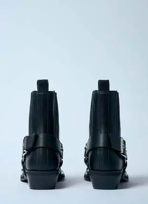 GANNI Low-cut Western Chelsea Boots