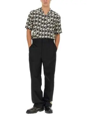 Palm Angels Pants With Logo Band