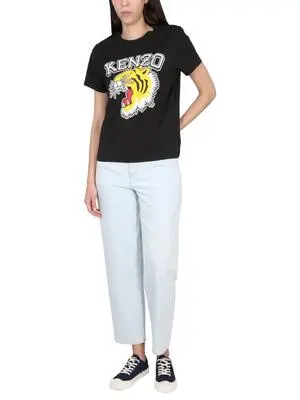 Kenzo Carrot Fit Jeans - Multicolor