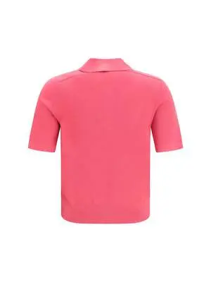 Burberry Wool Polo With Check Details