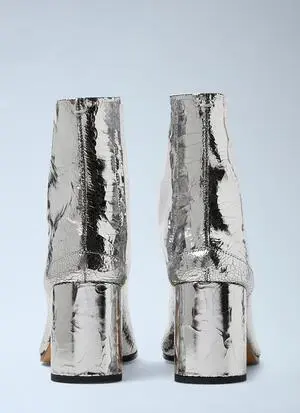MAISON MARGIELA Metallic Tabi H80 Boots