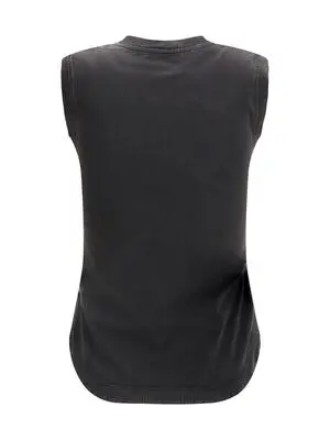 Attico Reese Tank Top - Black
