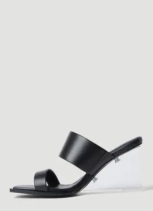 Alexander McQueen Shard High Heel Sandals - Black