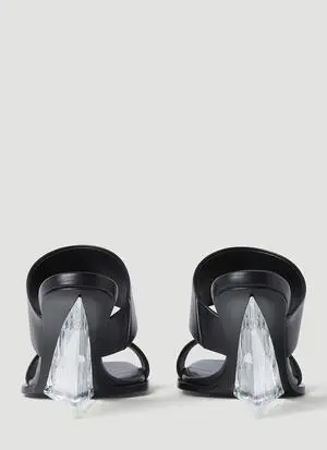Alexander McQueen Shard High Heel Sandals - Black