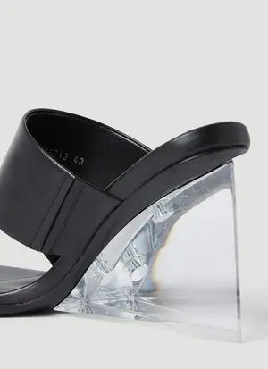Alexander McQueen Shard High Heel Sandals - Black