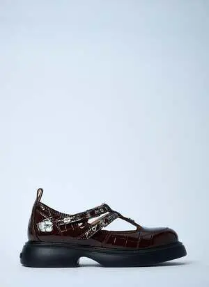 Ganni Strappy Flats For Women