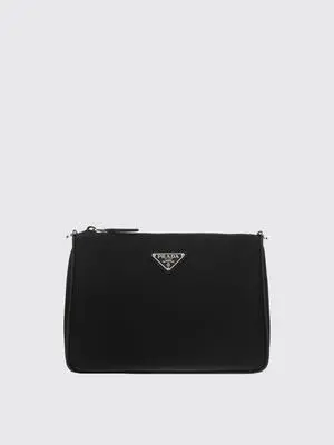 Prada Re-nylon And Saffiano Leather Toiletry Bag - Black